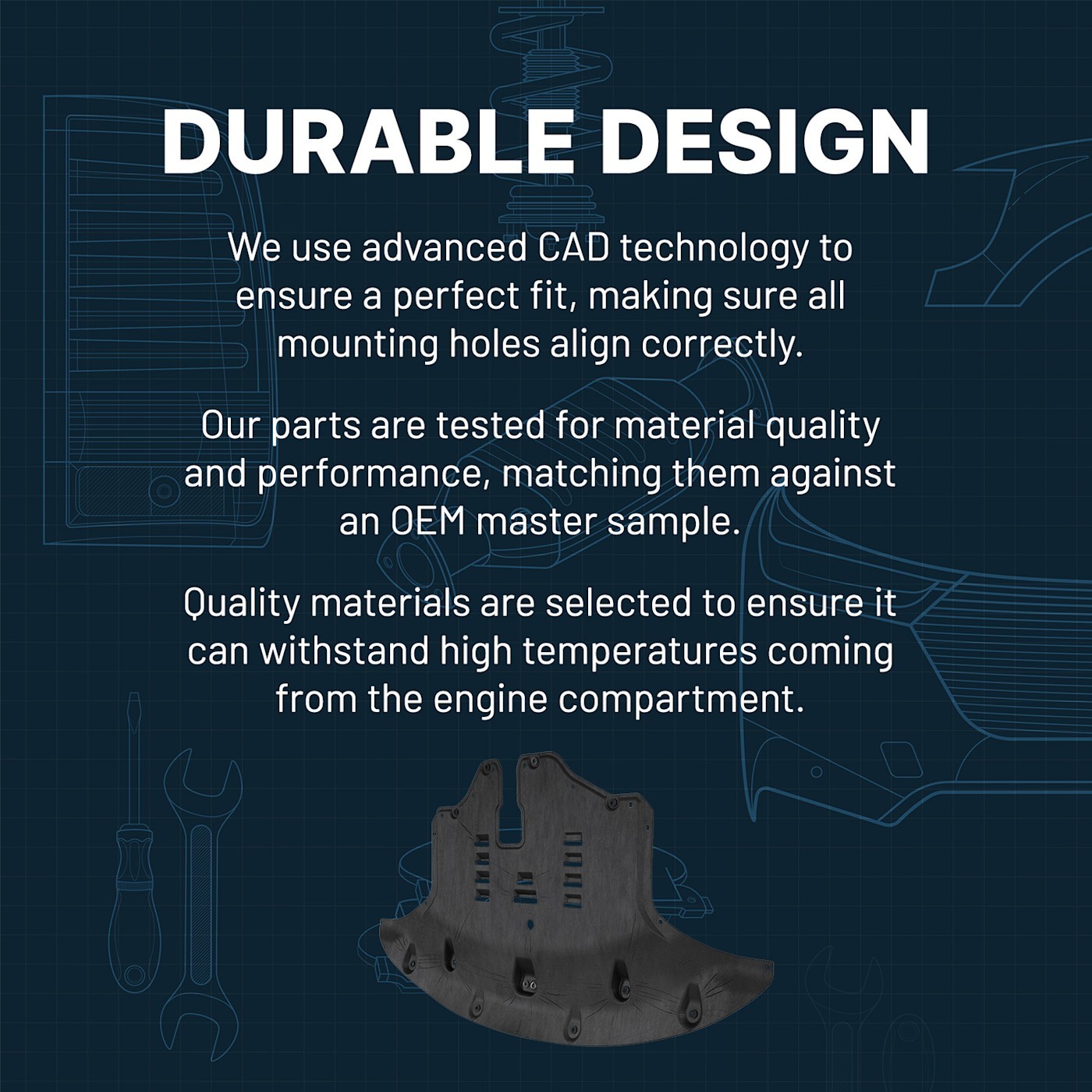 1995-2001 BMW 740iL Engine Splash Shield For Center Engine Under Cover ...