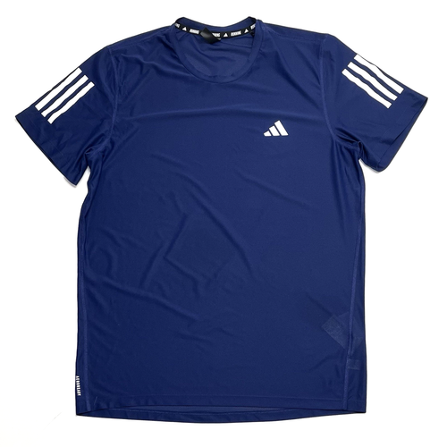 ADIDAS RUNNING OWN THE RUN Short Sleeve Shirt AEROREADY IN1502 Dark ...