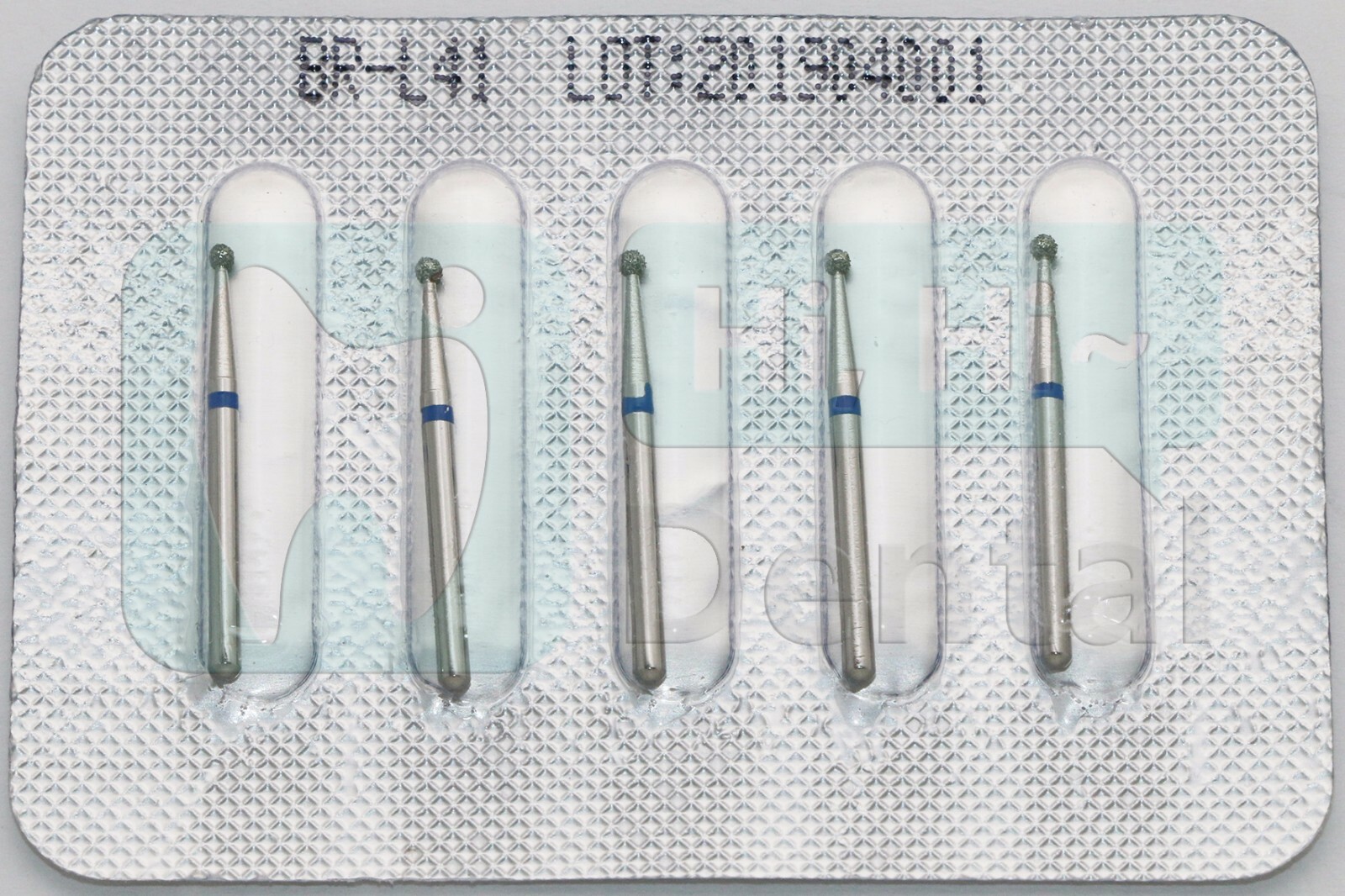 10Pcs Dental Diamond Burs FG Surgical Long Round Ball 801L/014M BR-L41 ...