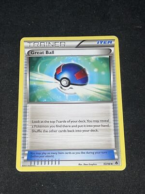 Great Ball - 93/98 - Emerging Powers - Uncommon Trainer - Pokémon TCG ...