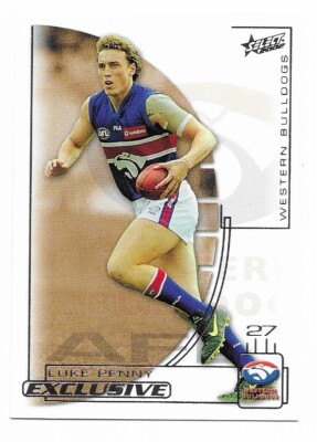 2002 SELECT EXCLUSIVE BULLDOGS LUKE PENNY #140 COMMON CARD | eBay Australia