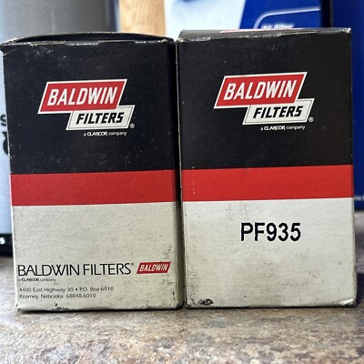 Lot Of (2) PF935 GENUINE BALDWIN FILTER Baldwin Filters PF935 NEW ...
