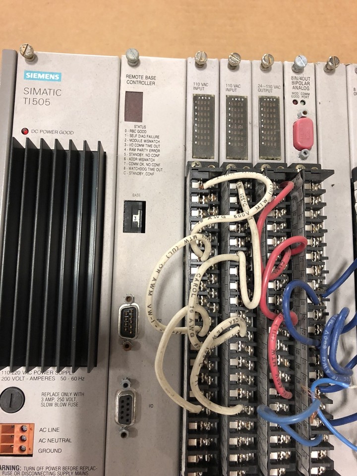 SIEMENS SIMATIC TI 505 505-6851A 505-4232 505-4632 505-7016 505-6408 ...