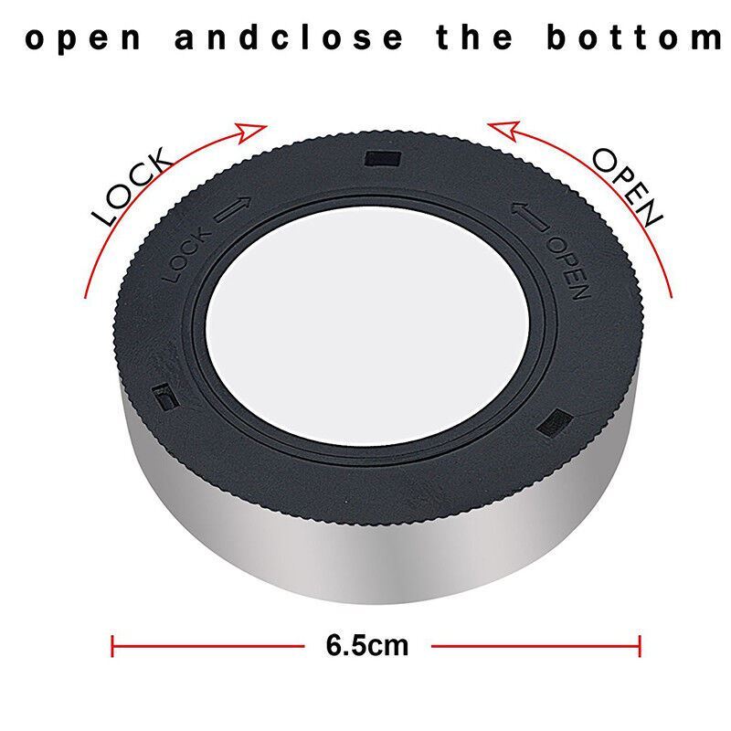 10PCS 3 LED Touch Push On/Off Light Self-Stick On Click Battery ...