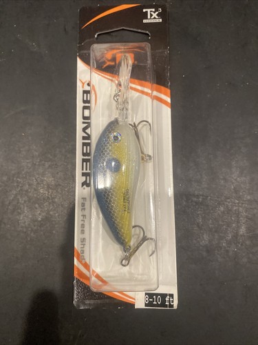 Bomber Fat Free Fingerling 8-10ft - BD5F Foxy Shad | eBay