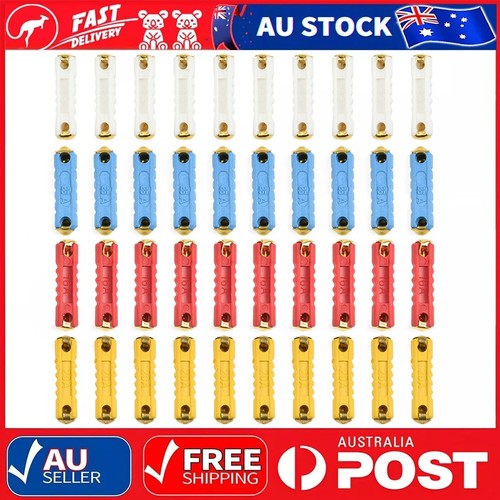 40PCS/set 5A 8A 16A 25A Car Automotive Bullet Torpedo Ceramic-Fuses ...