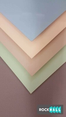 PVC ROCKWALL hygienic wall cladding pastel range - 8 foot x 4 foot x ...