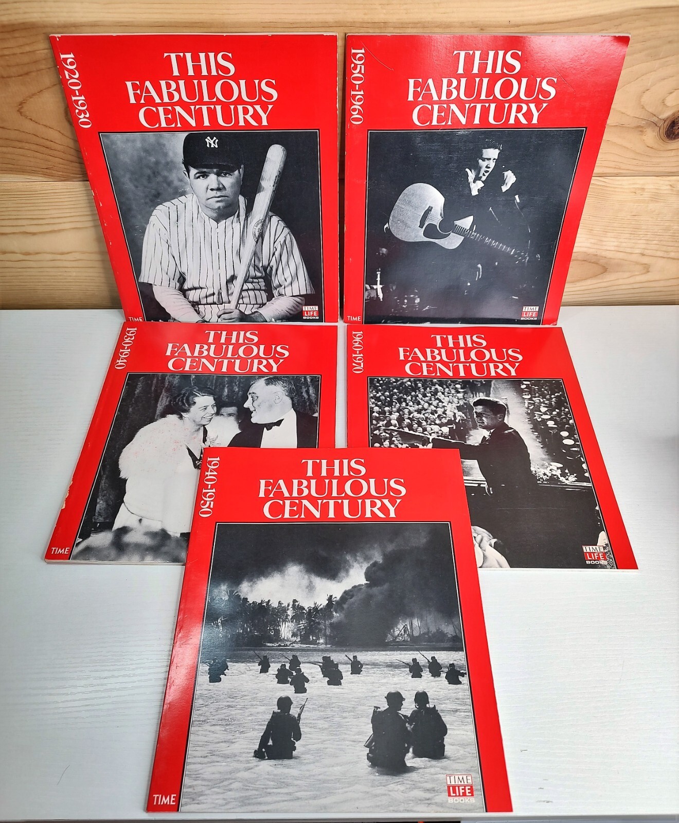 Time Life Books This Fabulous Century books Elvis JFK Babe Ruth WWII ...