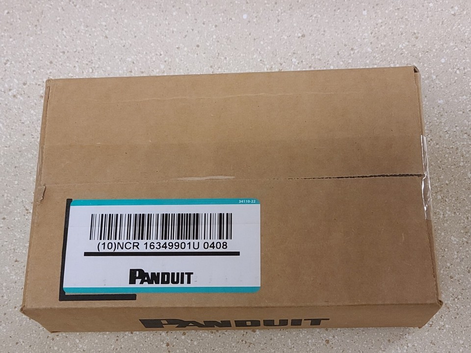 10 Panduit CFFPL4BL Wall Plate Furniture 4 Ports Black New | eBay