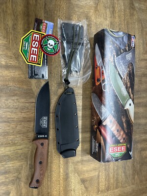 ESEE Knives ESEE 6 Black Blade Natural Micarta 3D Handle 6PB-011 | eBay