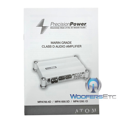 700W Class D Monoblock Amplifier Soundstream SM1.700D Marine Amplifier ...