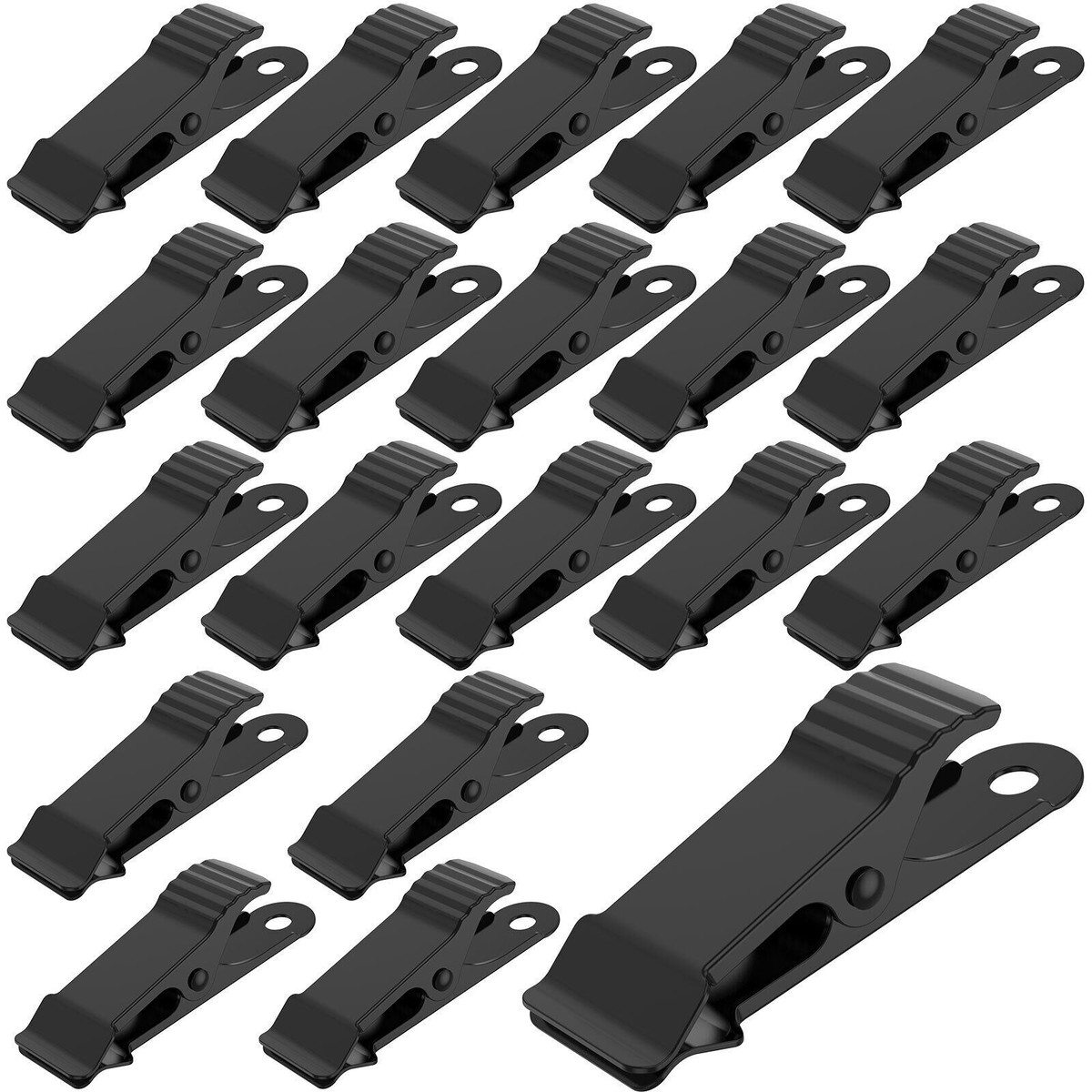 Black Clamps Spring Hose Clips Clamps Black Carbon Steel 8mm 50mm