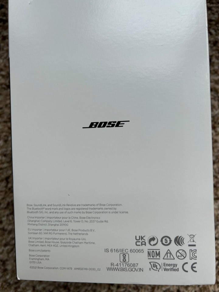 Bose SoundLink Resolve Black Speaker (Second speaker) | eBay