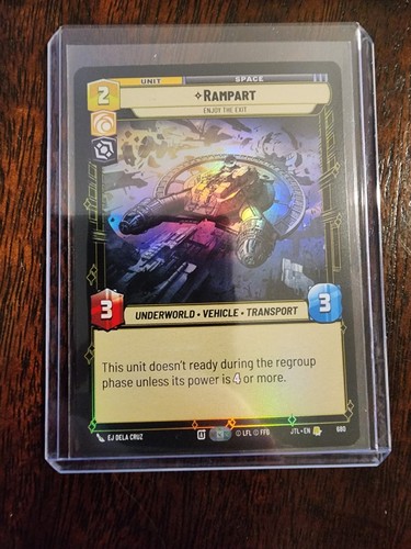 Star Wars Unlimited -Rampart - Enjoy the Exit Foil JTL 680 - Jump To ...