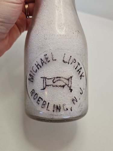 TREP Pint milk bottle Michael Liptak Roebling NJ New Jersey Picture ...