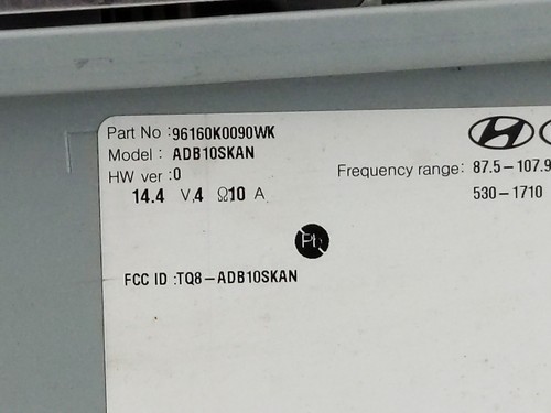 2020-2021 Kia Soul Am Fm Cd Player Radio Receiver RQX6M | eBay