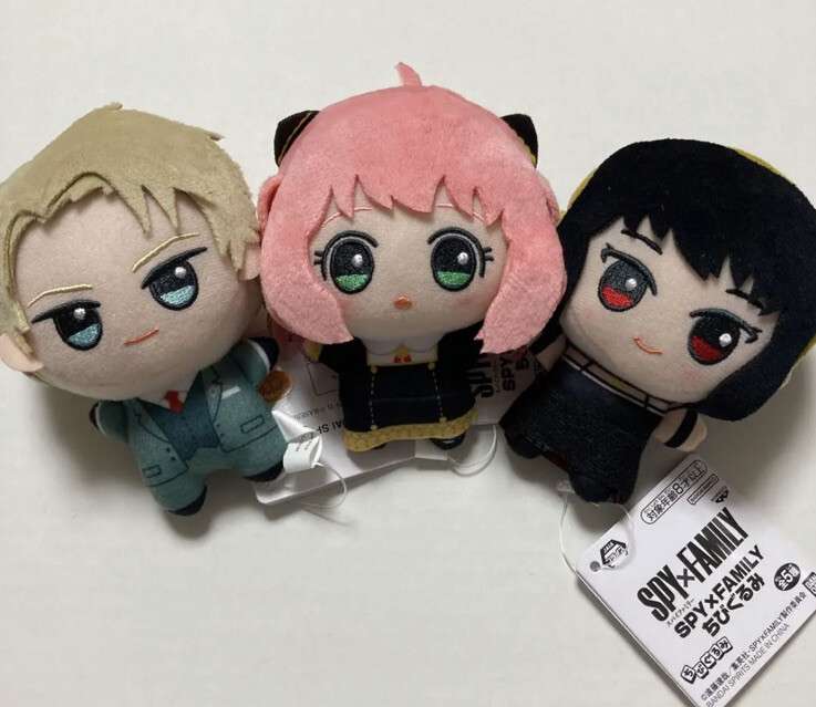 SPY x FAMILY Anya Loid Yor Forger Damian Becky Mascot Plush Set Of 5 ...