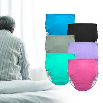 Reusable Adult Cloth Diapers Incontinence Wraps for Older Men Sturdy ...