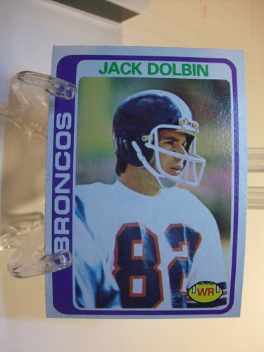 1978 Topps Football Card #384 Jack Dolbin (81527) | eBay