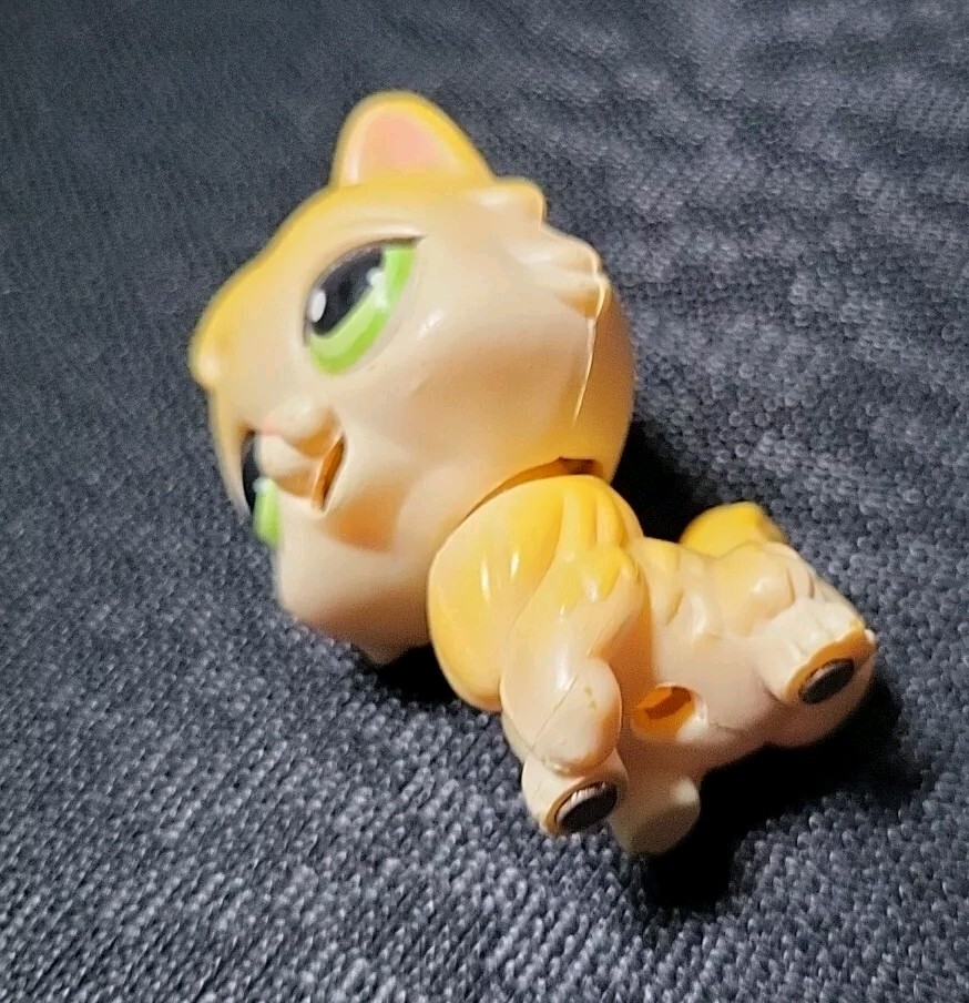 RARE LPS Littlest Pet Shop Cat 1st Generation Motion W/ Tongue Kitten ...