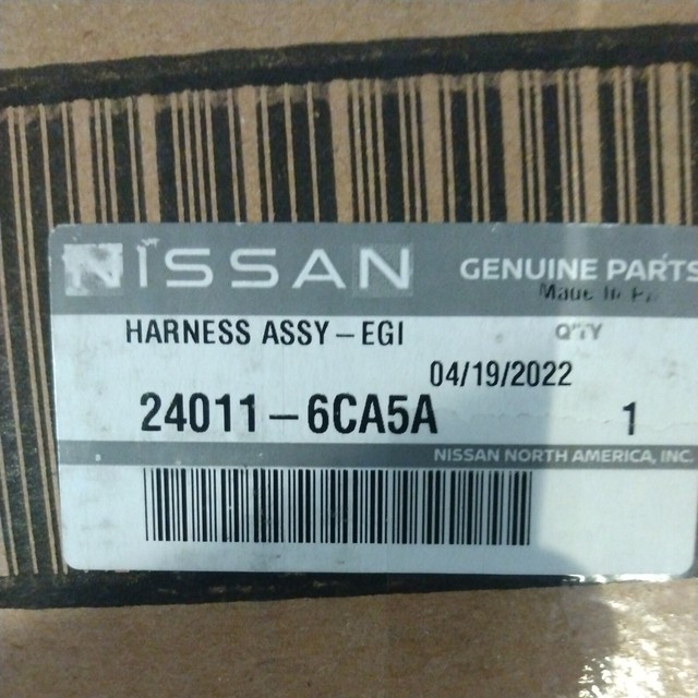 2019 Nissan Altima 2.5 Engine Compartment Wiring Harness 24011-6ca5a ...