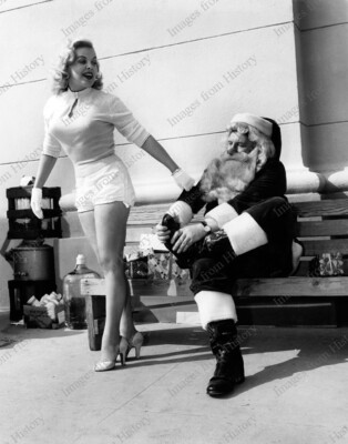 8x10 Print Cleo Moore Holiday Cheesecake Pin Up 1950's #MCE | eBay