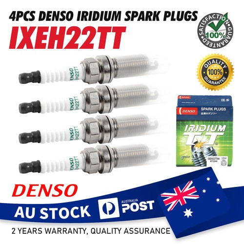 OEM DENSO IXEH22TT Iridium TT Spark Plug X4 for Nissan 350Z VQ35HR ...