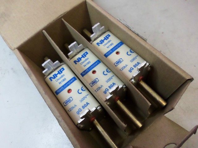 NHP - Fuse Links 80amp 500vac N180 Usodin GG 80a HRC for sale online | eBay