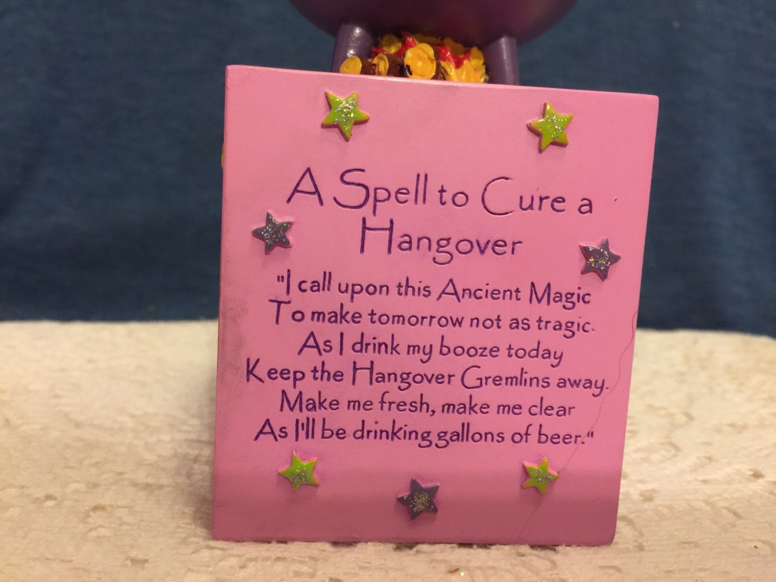 Novelty Figurine A Spell to cure a hangover Fairy Magic Spells By ...