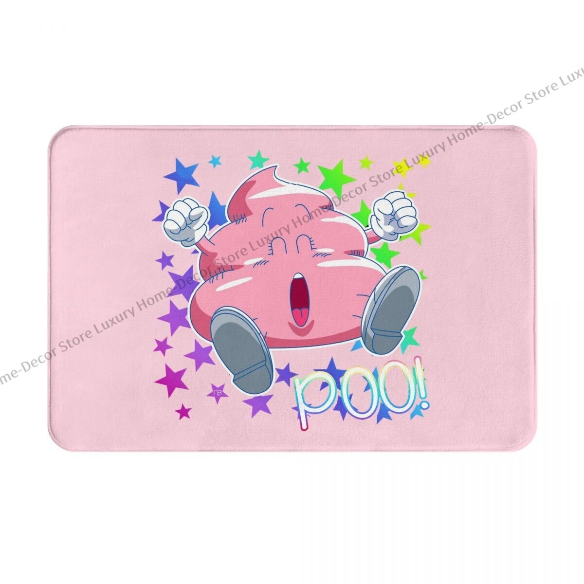 Doormat Living Room Mat Poop Pattern Balcony Carpet Entrance Door Rug ...