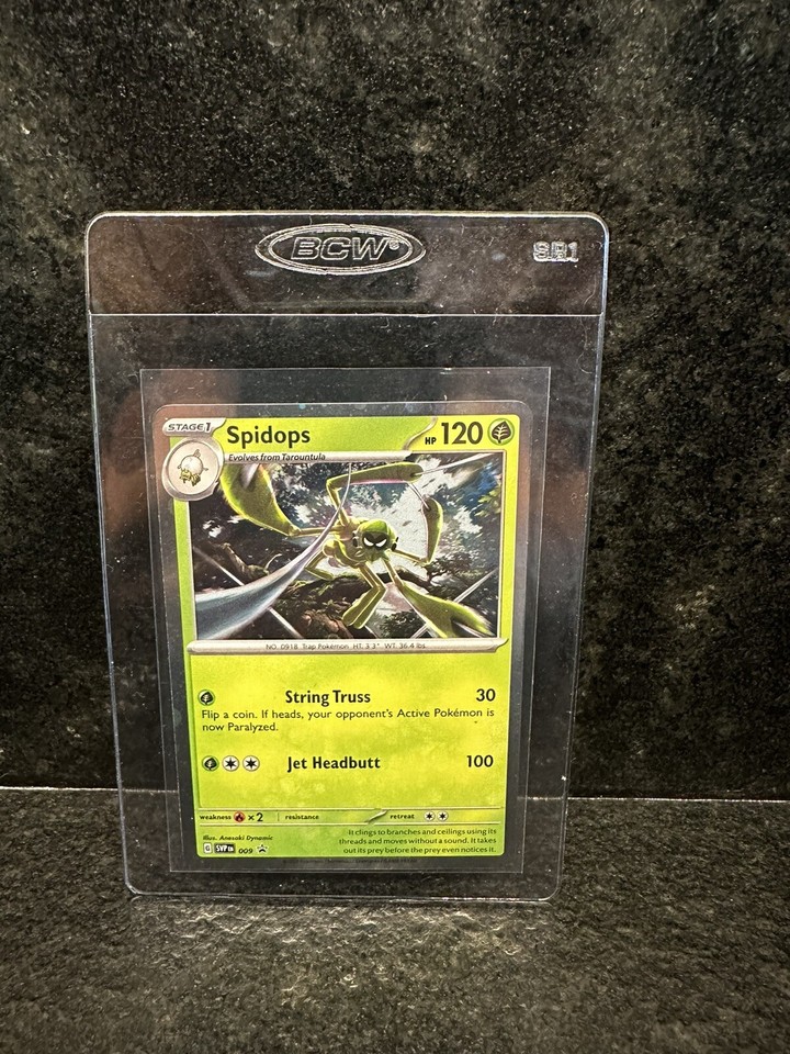 Spidops - SV Black Star Promos SVP009 - Pack Fresh Pokemon Card | eBay