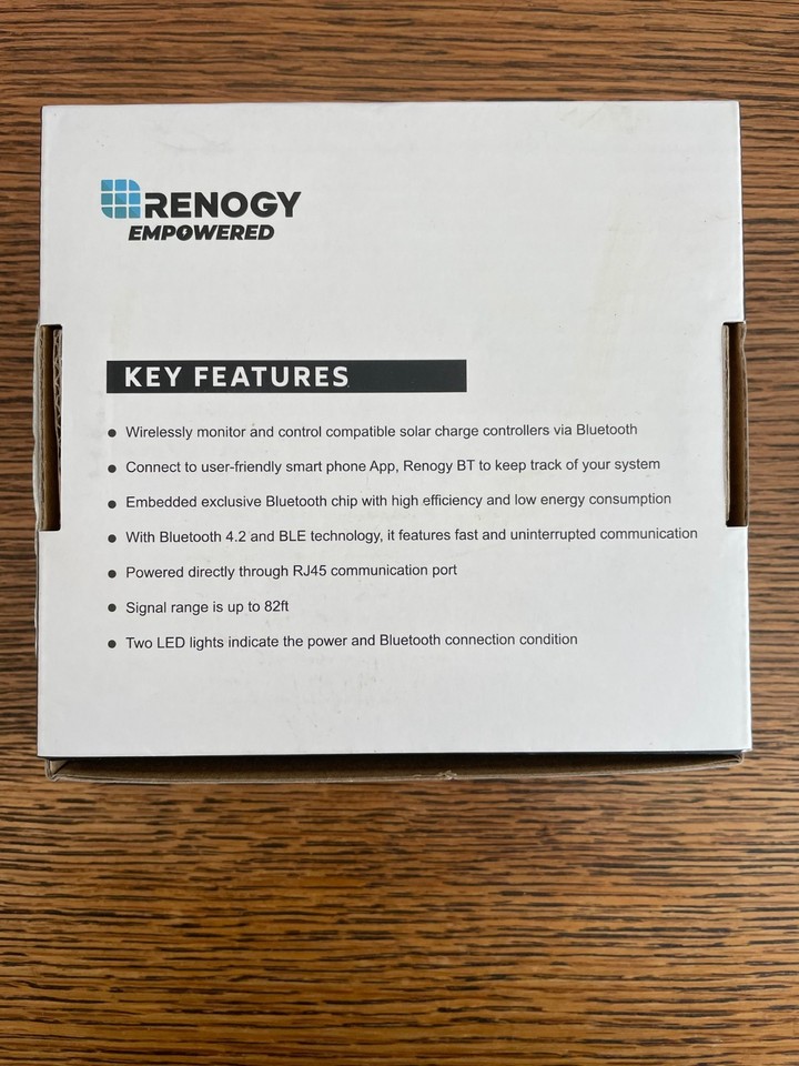 Renogy BT-2 Bluetooth Module RJ45 for monitoring Renogy Solar ...