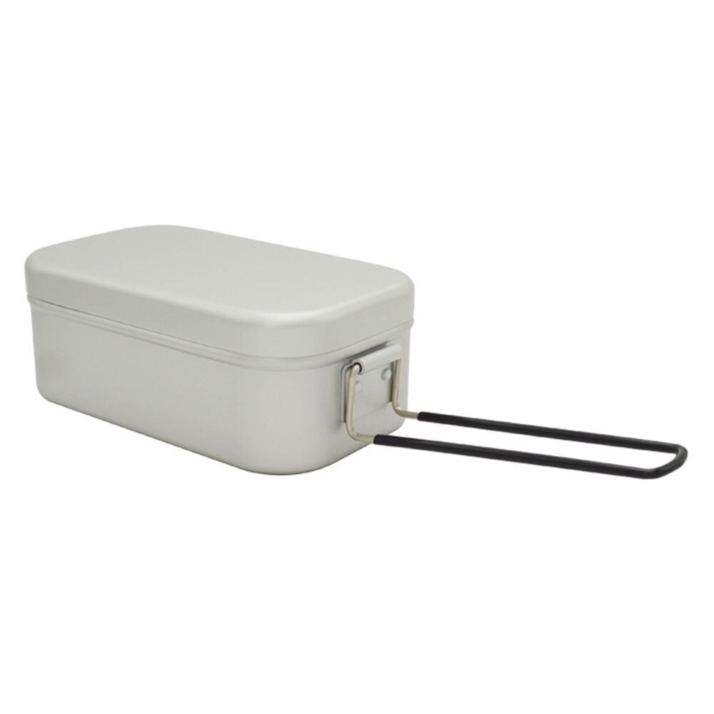 Camping Bento Box Tin Alloy Camping Lunch Box with Steaming Rack R9M0 ...