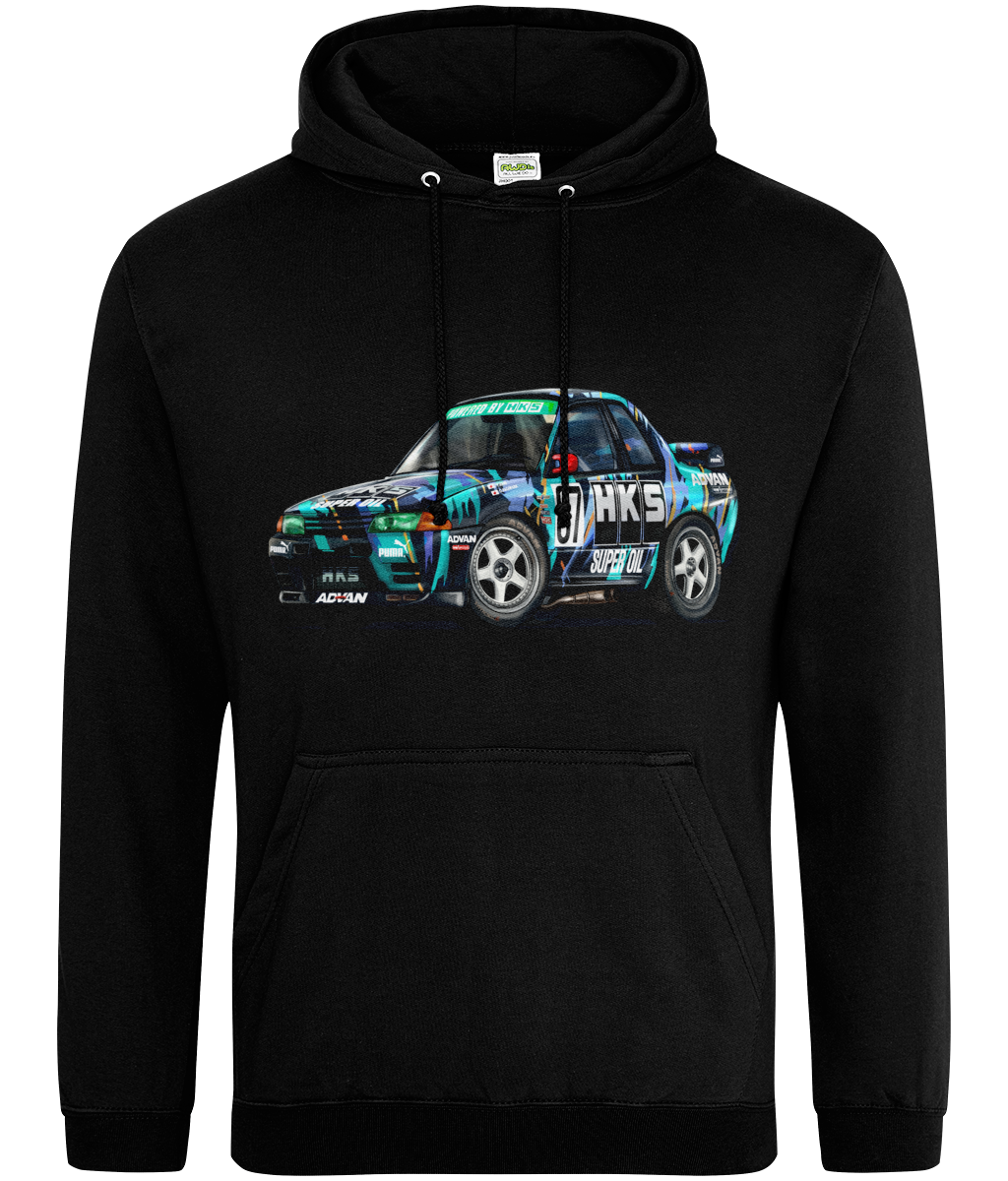 HKS Nissan Skyline GTR R32 Cartoon Style Hoodie. | eBay UK