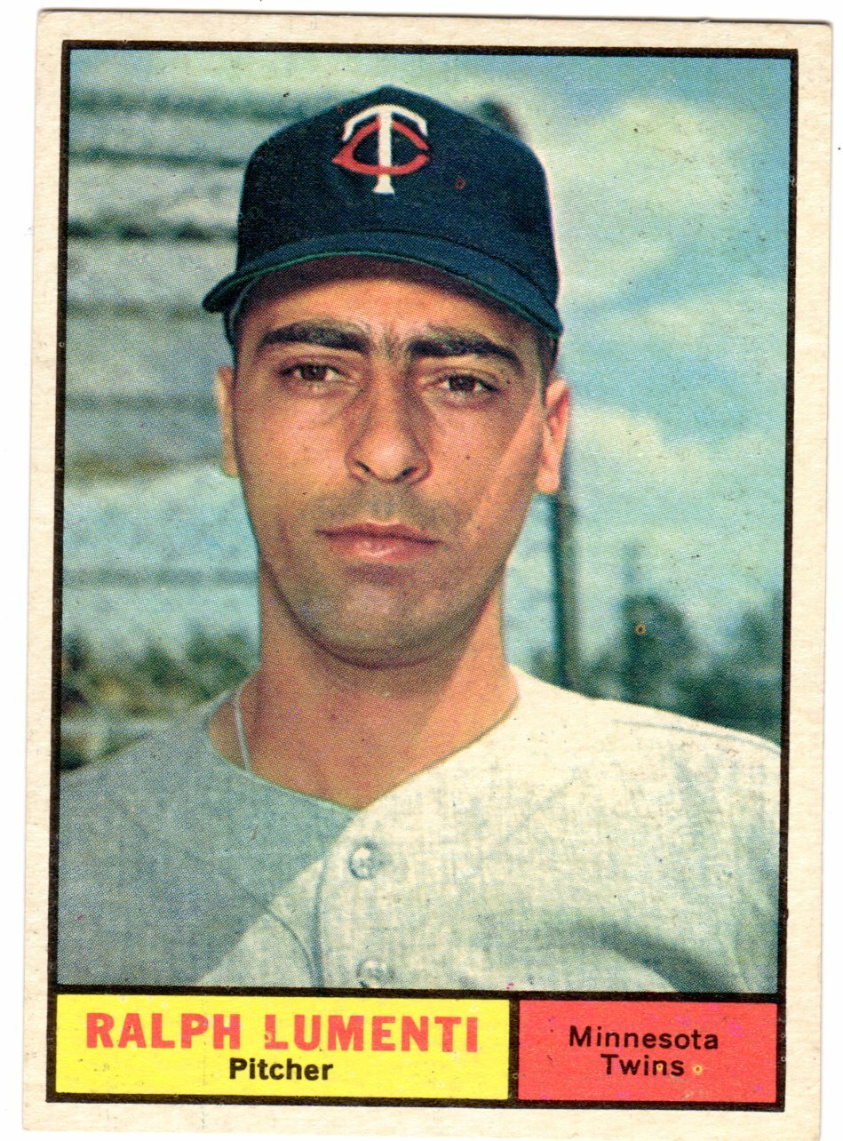 1961 Topps, Ralph Lumenti, Minnesota Twins (469) NrMnt | eBay