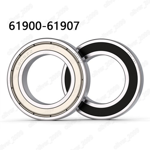 61900 61901 61902 61903 61904-61907 ZZ RS Thin Section Deep Groove Ball ...