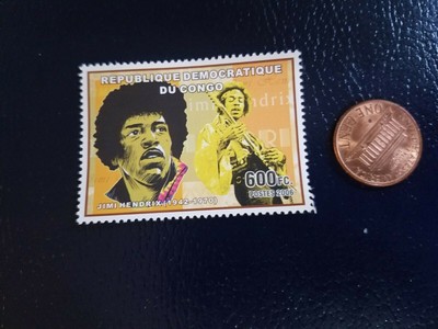 Jimi Hendrix Musician (b) 2006 Republique Democratique Du Congo ...