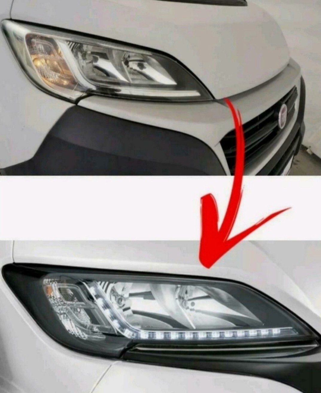 Halogen zu LED Umbauset Fiat DUCATO Tagfahlicht Steuergerät ...