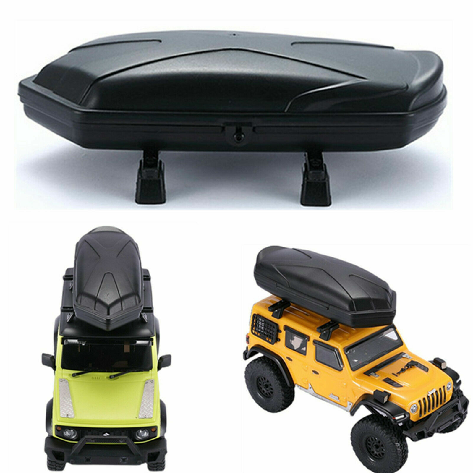RC Car Roof Luggage Rack Carrier Storage Box for AXIAL SCX24 WPL Pickup ...