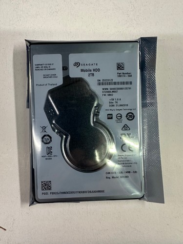 Seagate Mobile ST2000LM007 2TB 2.5" SATA 6Gb/s Laptop PS4 Hard Drive ...