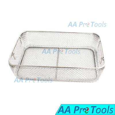 Sterilizing Trays Micro Tray Drop Handle 16 X 10" X 4" Mesh Box DN-319 ...