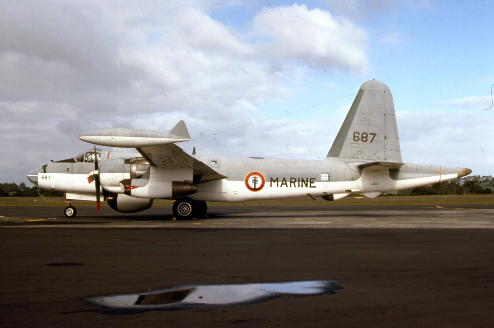Original aircraft slide - P2V-7 Neptune - 144687 / 687 French Navy ...