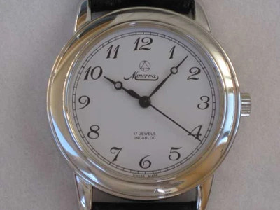 MINERVA Manual ETA Cal.2801-2 Incabloc 17 Jewels 36.5mm White Dial Men ...