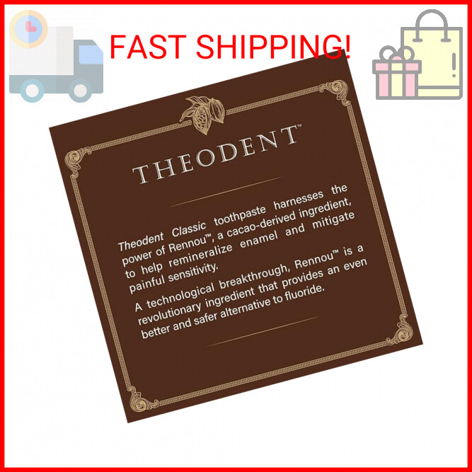 Theodent Classic Fluoride-Free, Natural Toothpaste for Remineralization ...