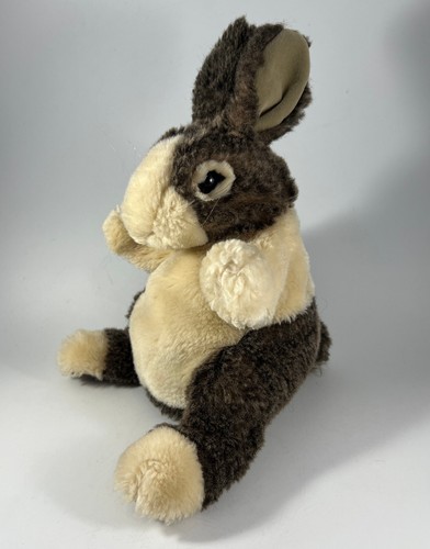 Folkmanis Dutch Rabbit Puppet Full Body Realistic Plush Hare Easter ...