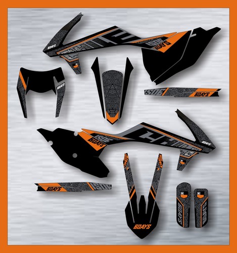 2017 2018 2019 KTM EXC GREY CHILE SIX DAYS GRAPHICS KIT 250tpi 300tpi ...
