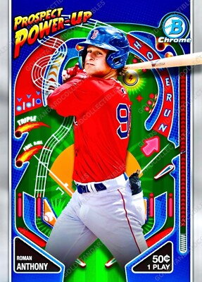 Roman Anthony ROOKIE REFRACTOR INVESTMENT CARD BOWMAN CHROME MVP ROY ...