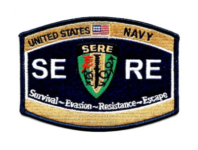 Sere Logo Air Force Beret Badge: Survival Evasion Resistance Escape: