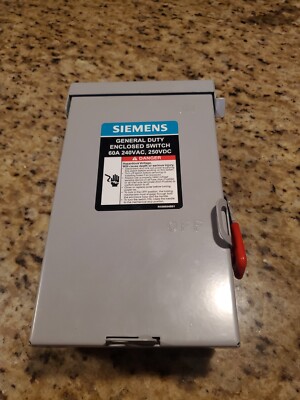Siemens Lnf222ra Safety Switch,General Duty,2 Phase | eBay