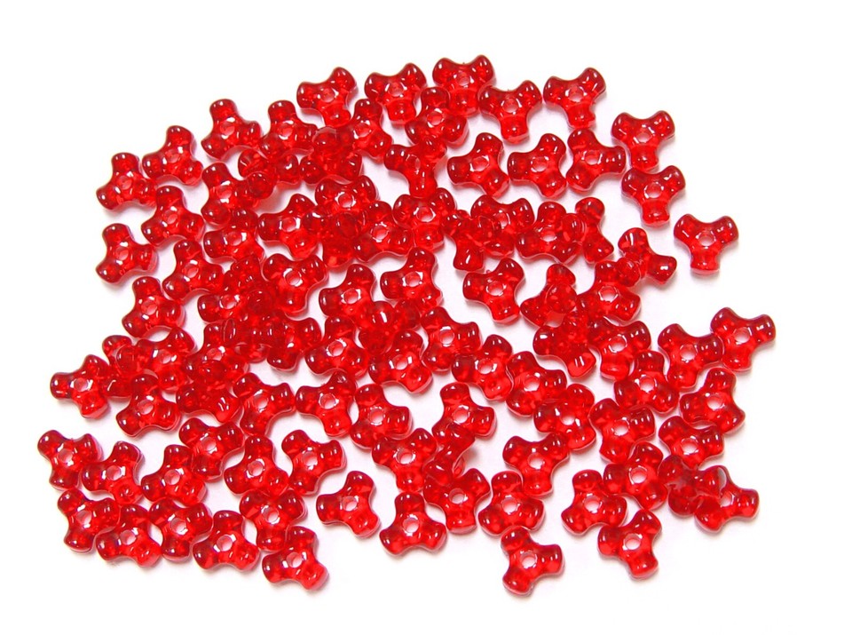 Tri Beads Transparent Sparkle 500pc Jewelry Supplies Art Craft Holidays ...